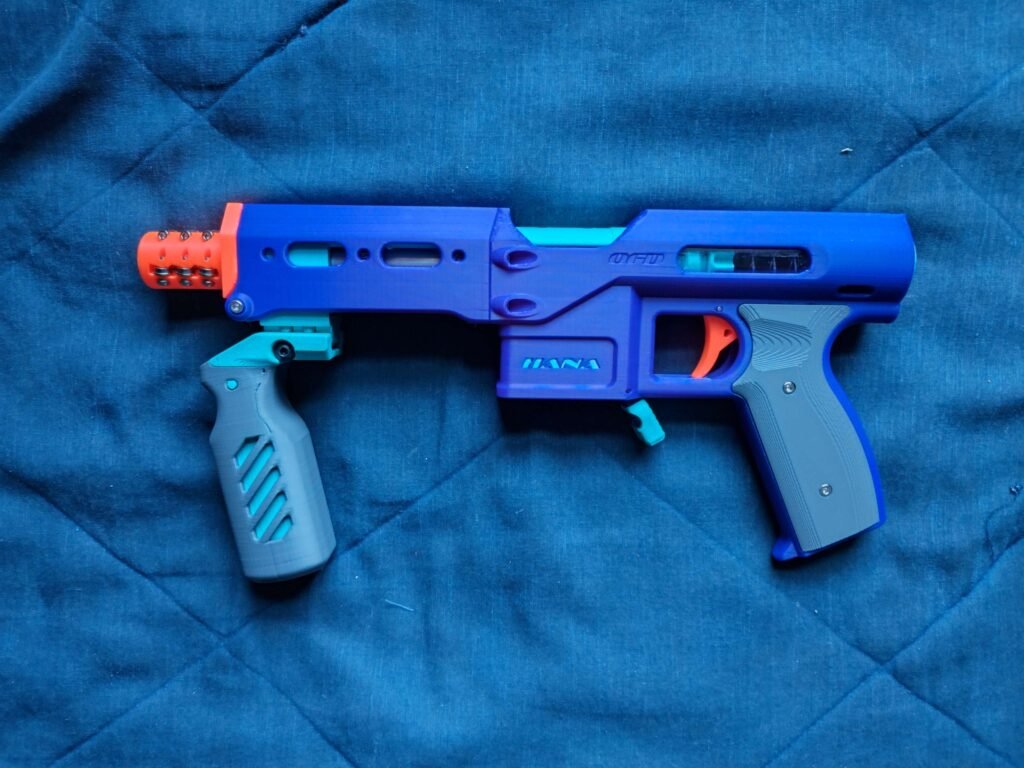 OFD Hana 3d printed toy foam dart blaster .STL FILES ONLY – Blaster ...